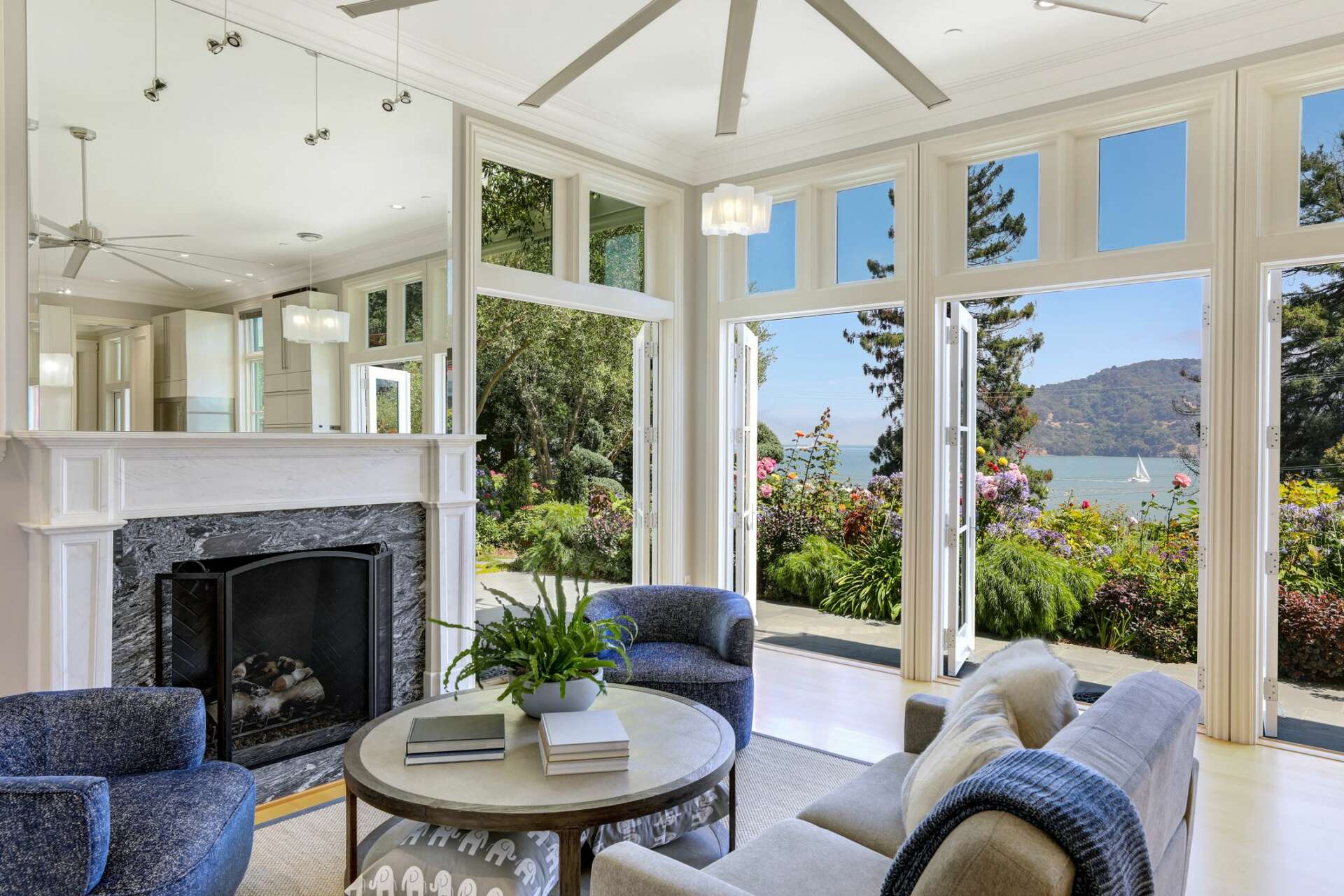 'It's like walking into a painting': $7M Tiburon house boasts garden ...