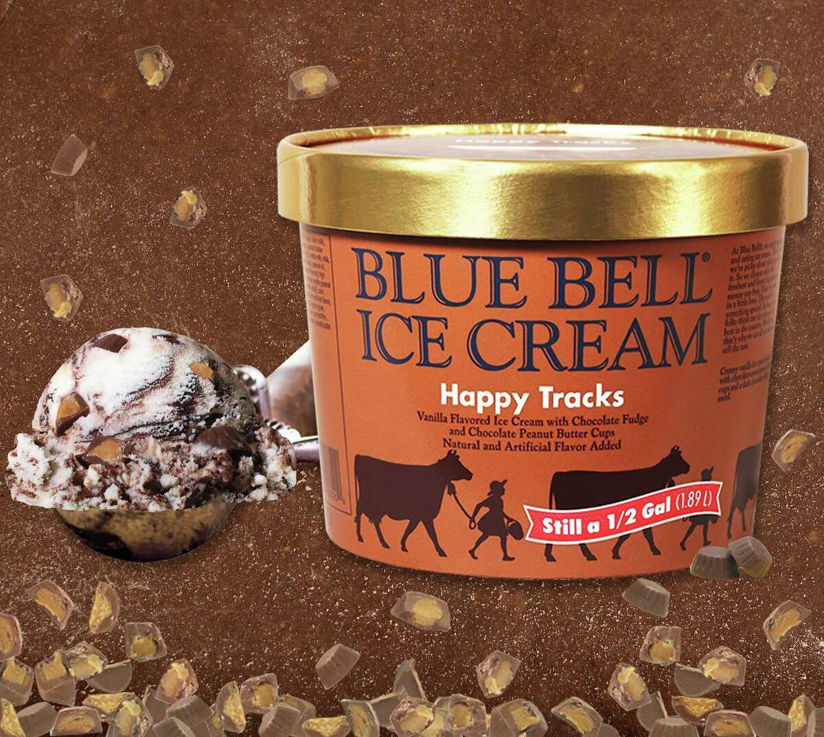 Blue Bell releases two flavors — Salted Caramel Cookie and Happy Tracks ...
