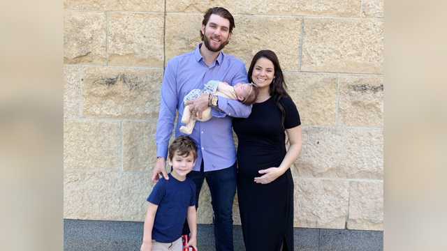 One day after adopting, MLB pitcher and his wife learn they're having a ...