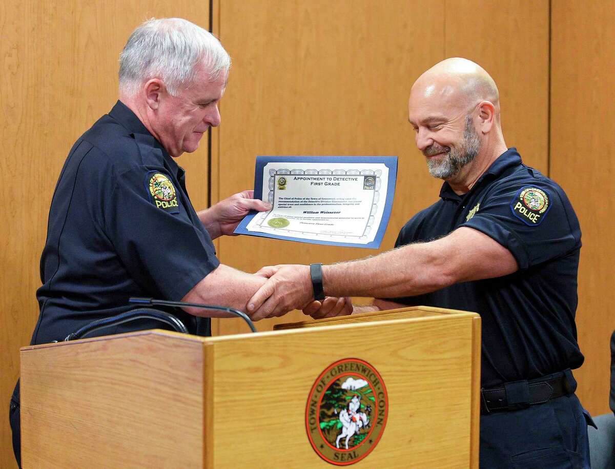Three Greenwich detectives gain ‘first grade’ upgrade