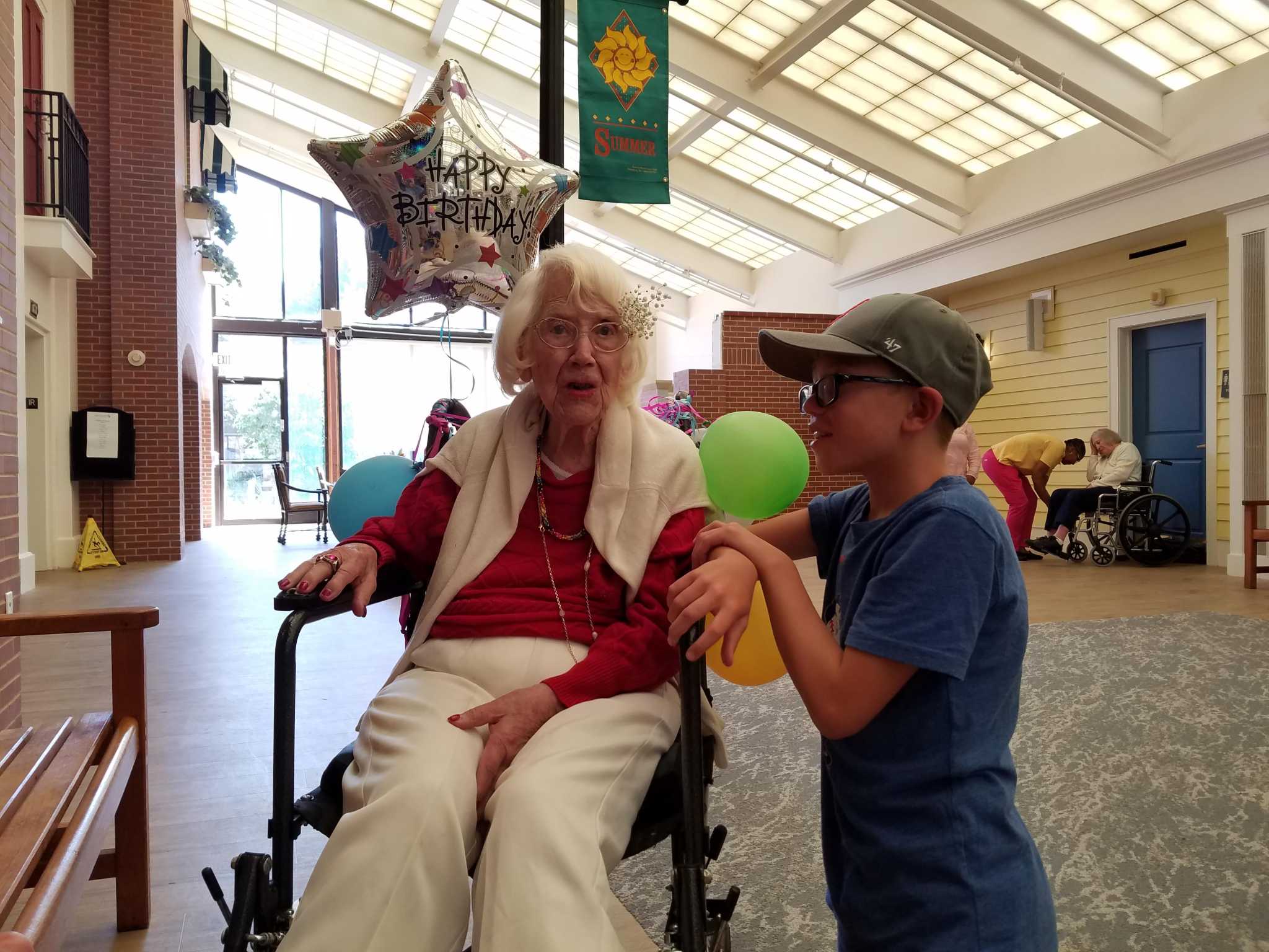 Camille Hyman celebrates 105 at Waveny in New Canaan