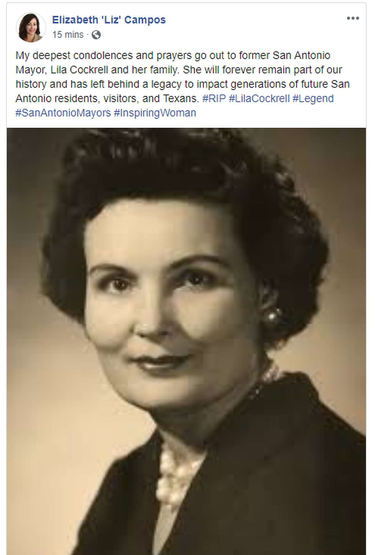 San Antonio reacts to the death of Lila Cockrell, the city’s first ...