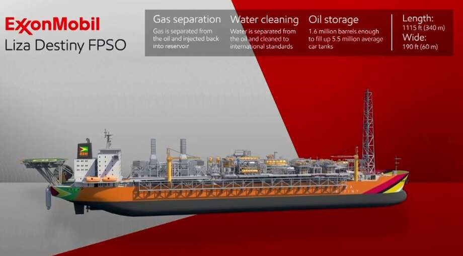 New Exxon Mobil production vessel arrives off the coast of Guyana ...