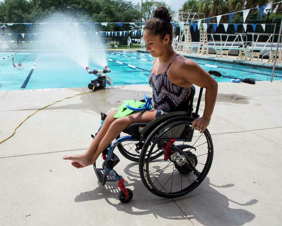 Rice University’s first Paralympic swimming hopeful Ahalya Lettenberger ...