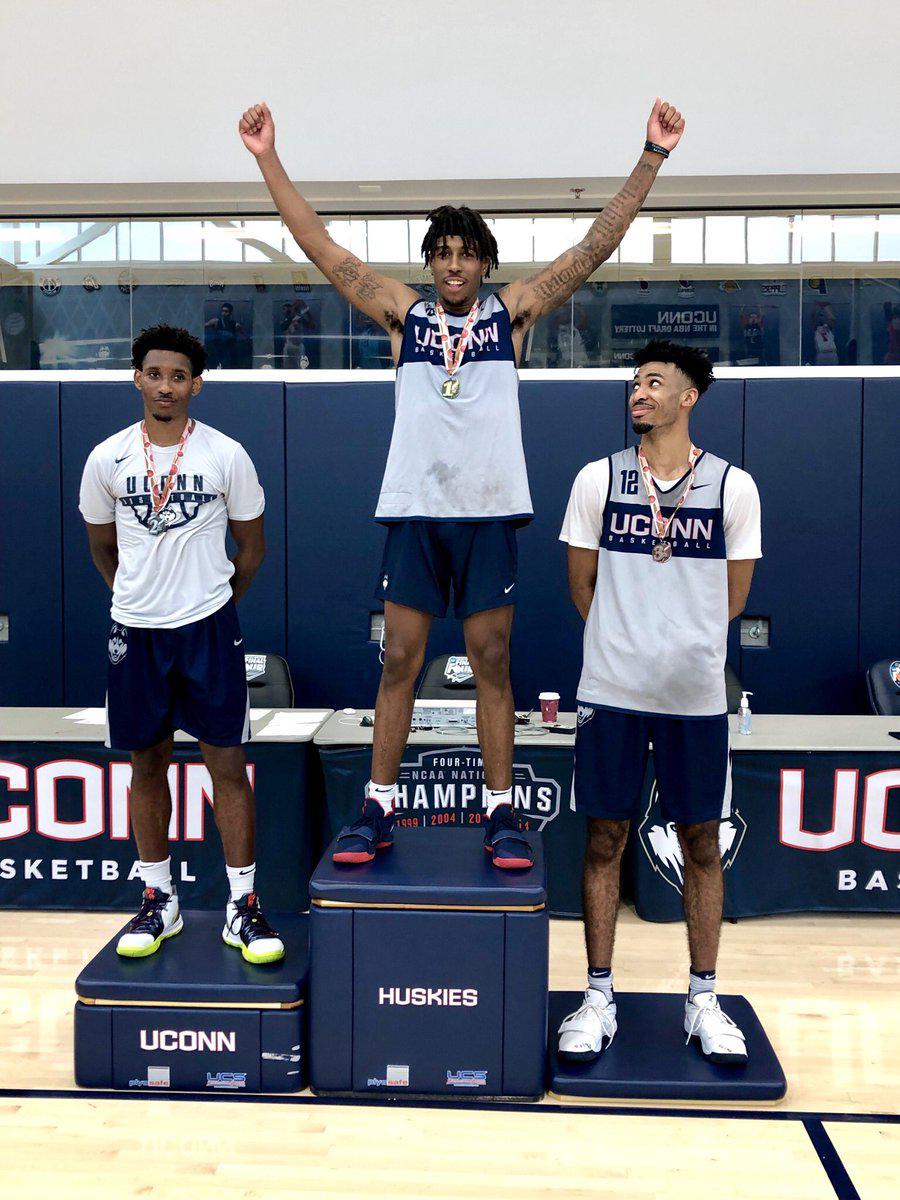 After “rough” freshman season, UConn guard Brendan Adams had a winning ...