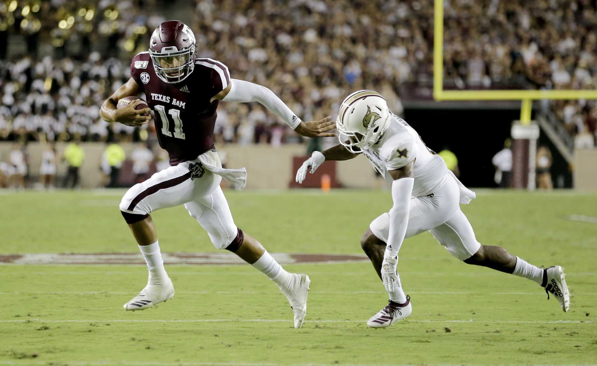 Aug. 29: Texas A&M 41, Texas State 7