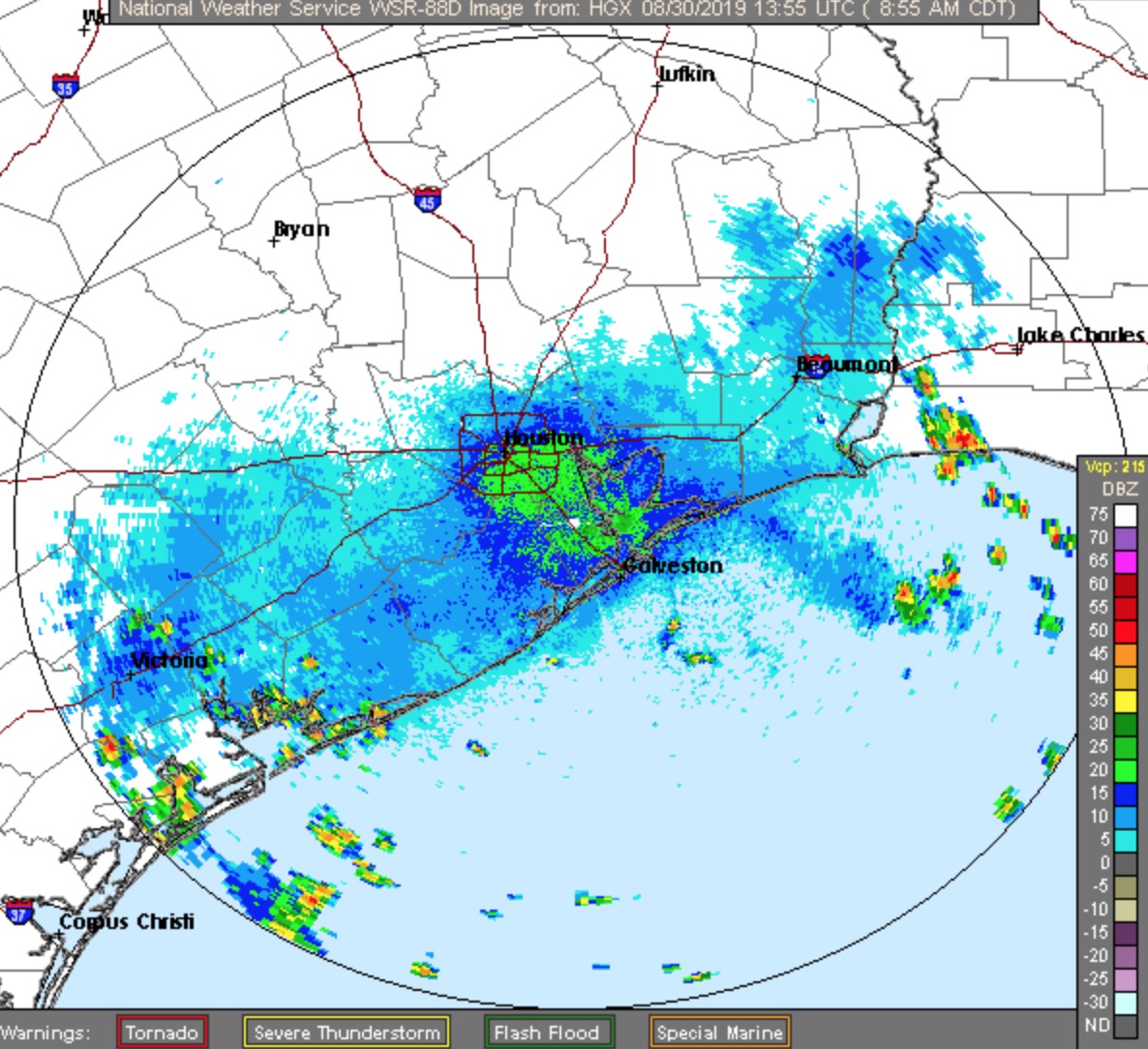 NWS: Slight chance of rain on Labor Day in Houston
