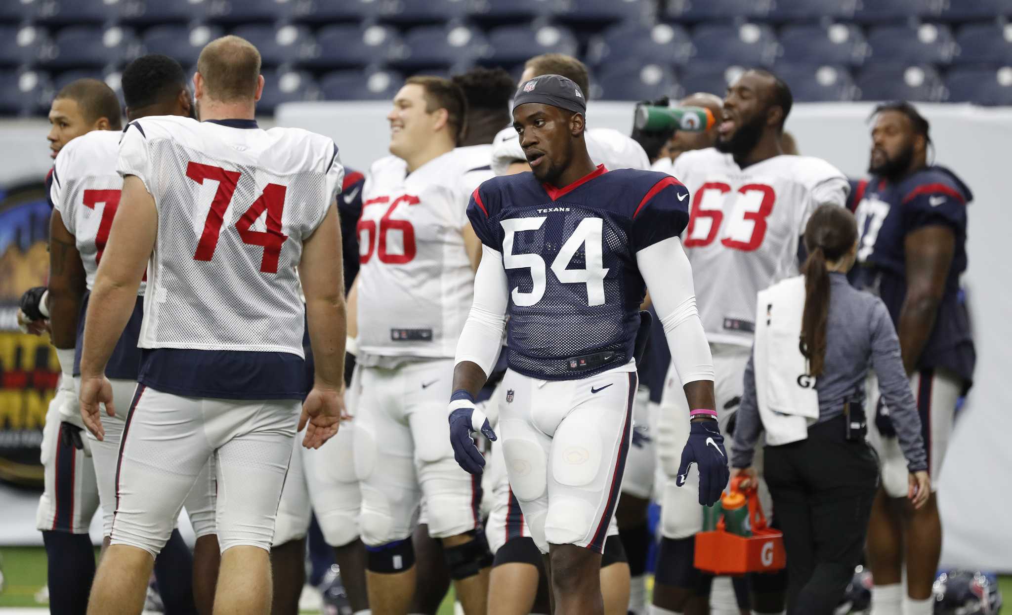 Linebacker Jacob Martin records first sack with Texans