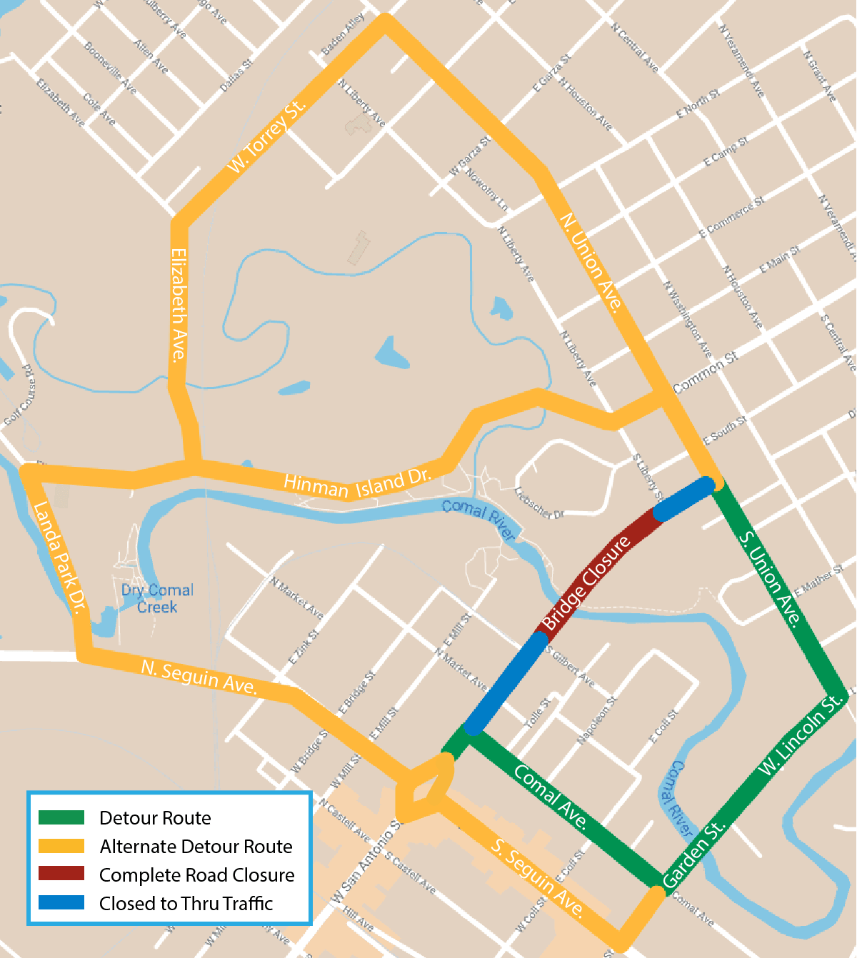 TxDOT closes Comal River bridge to commence $4.5M improvement project