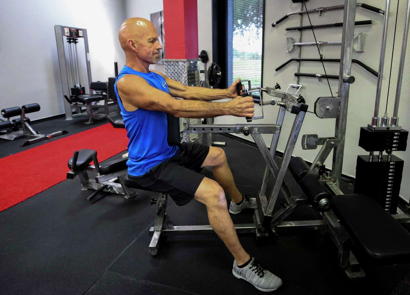 Body-Flex trainer uses welding skills to create tailored exercise equipment