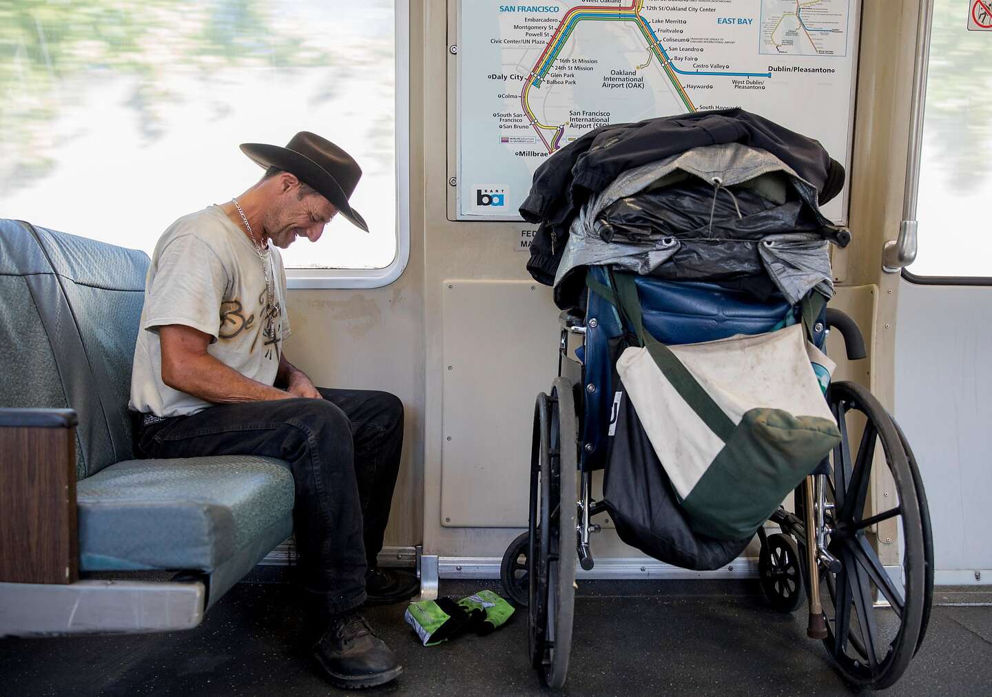 Homeless people were pushed from BART stations. Now they’re riding the ...
