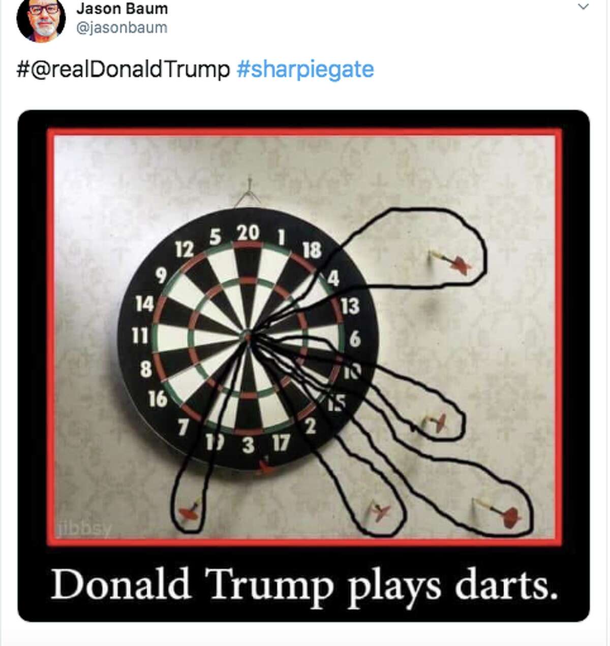 Trump blasted by memes after showing altered Hurricane Dorian map