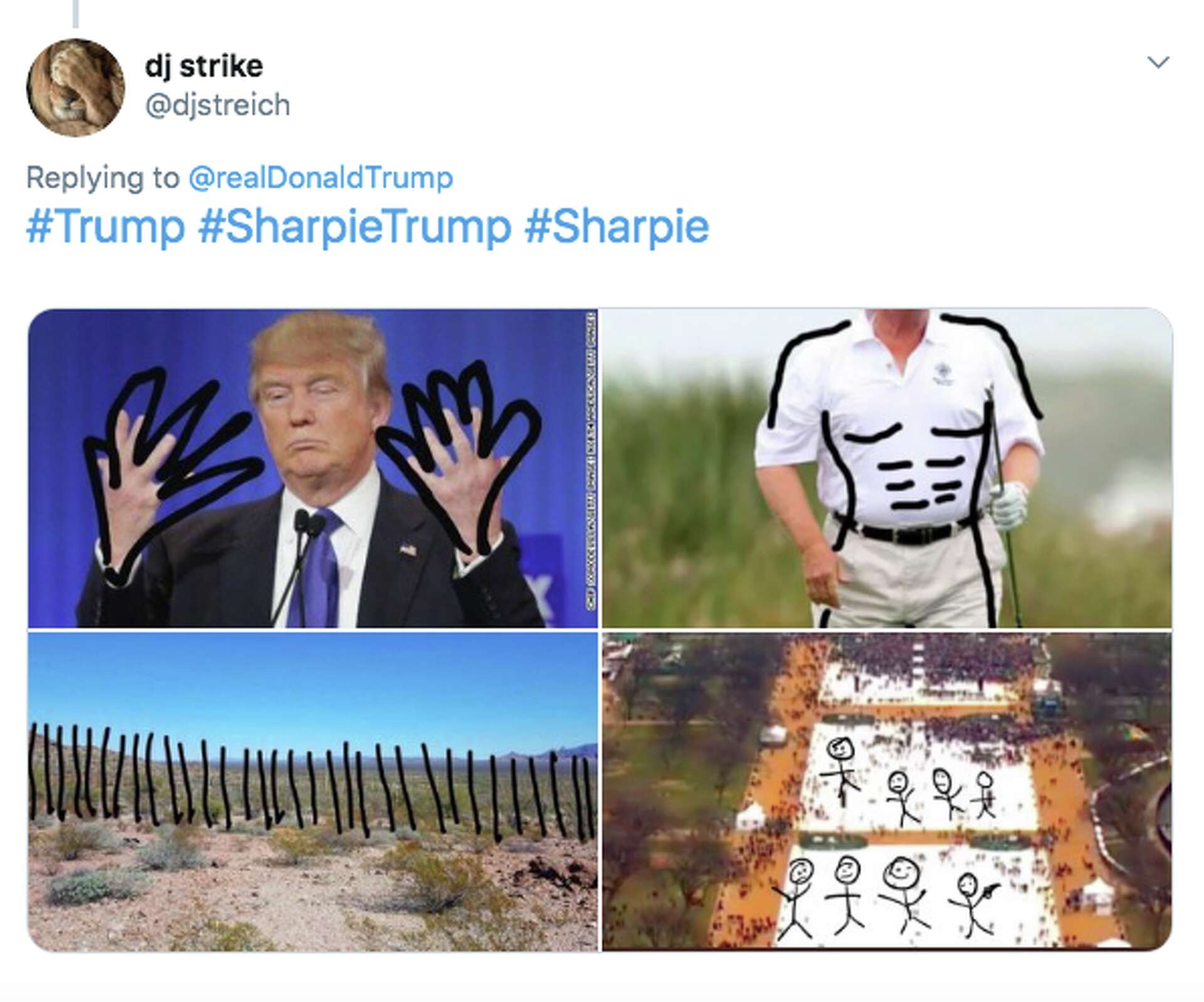 Trump blasted by memes after showing altered Hurricane Dorian map