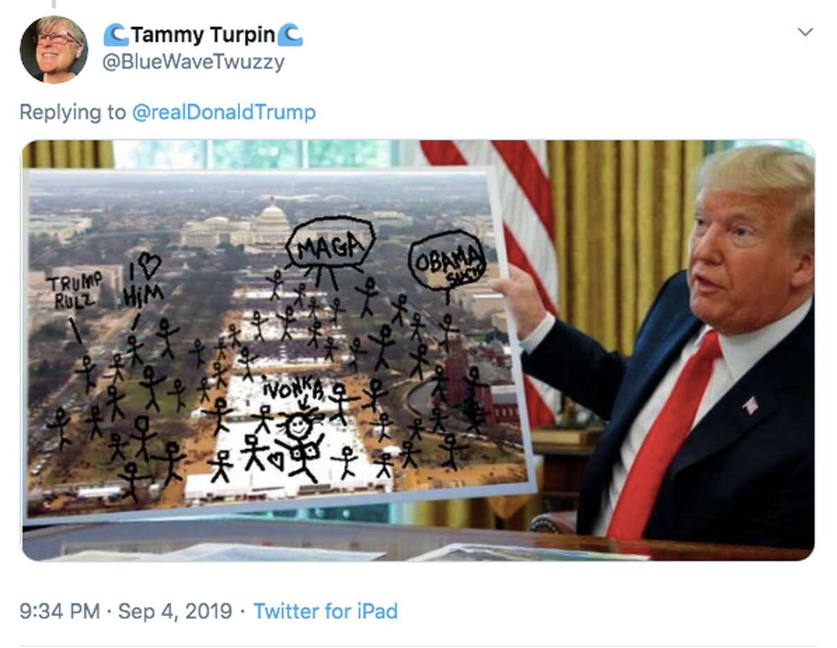 Trump blasted by memes after showing altered Hurricane Dorian map