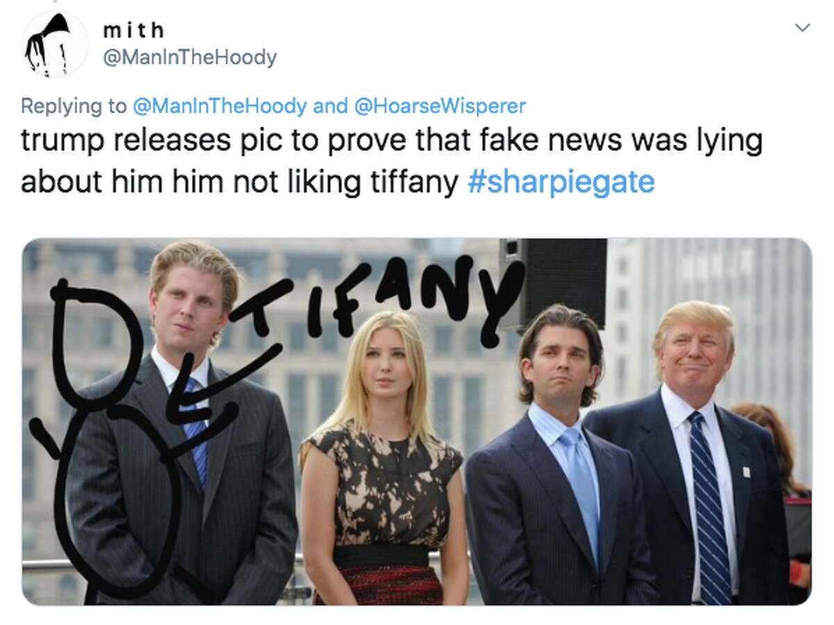 Trump blasted by memes after showing altered Hurricane Dorian map
