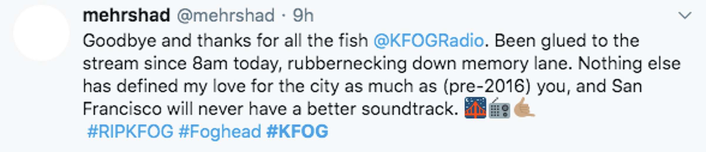 Fogheads react as KFOG goes off air for good
