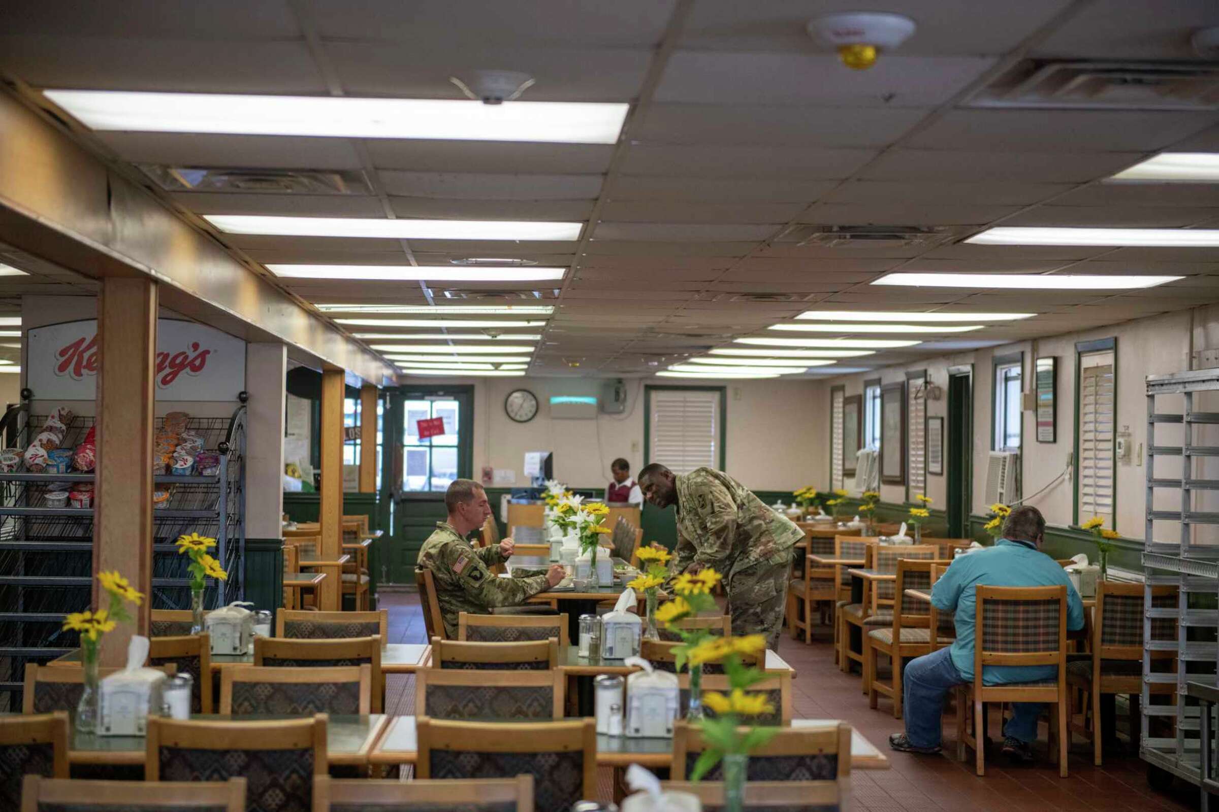 Replacement delayed by border wall, Camp Bullis’ vintage dining hall still feeds GIs