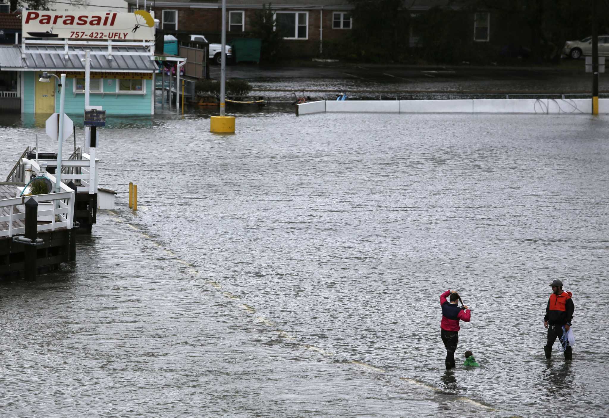 NC residents flee floods via attics