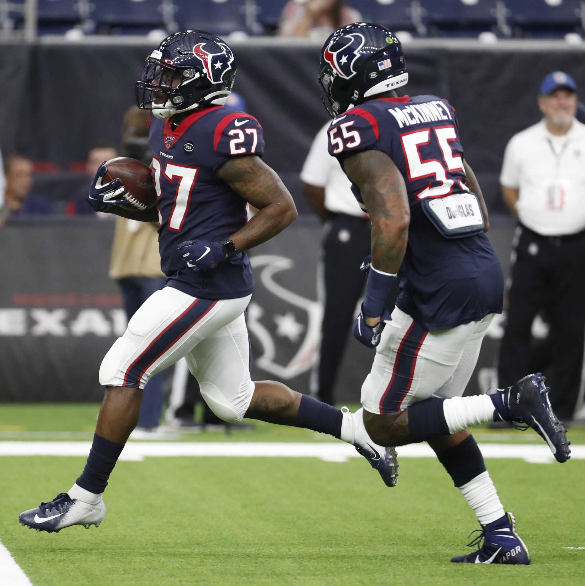Former teammates reunite in Texans’ backfield
