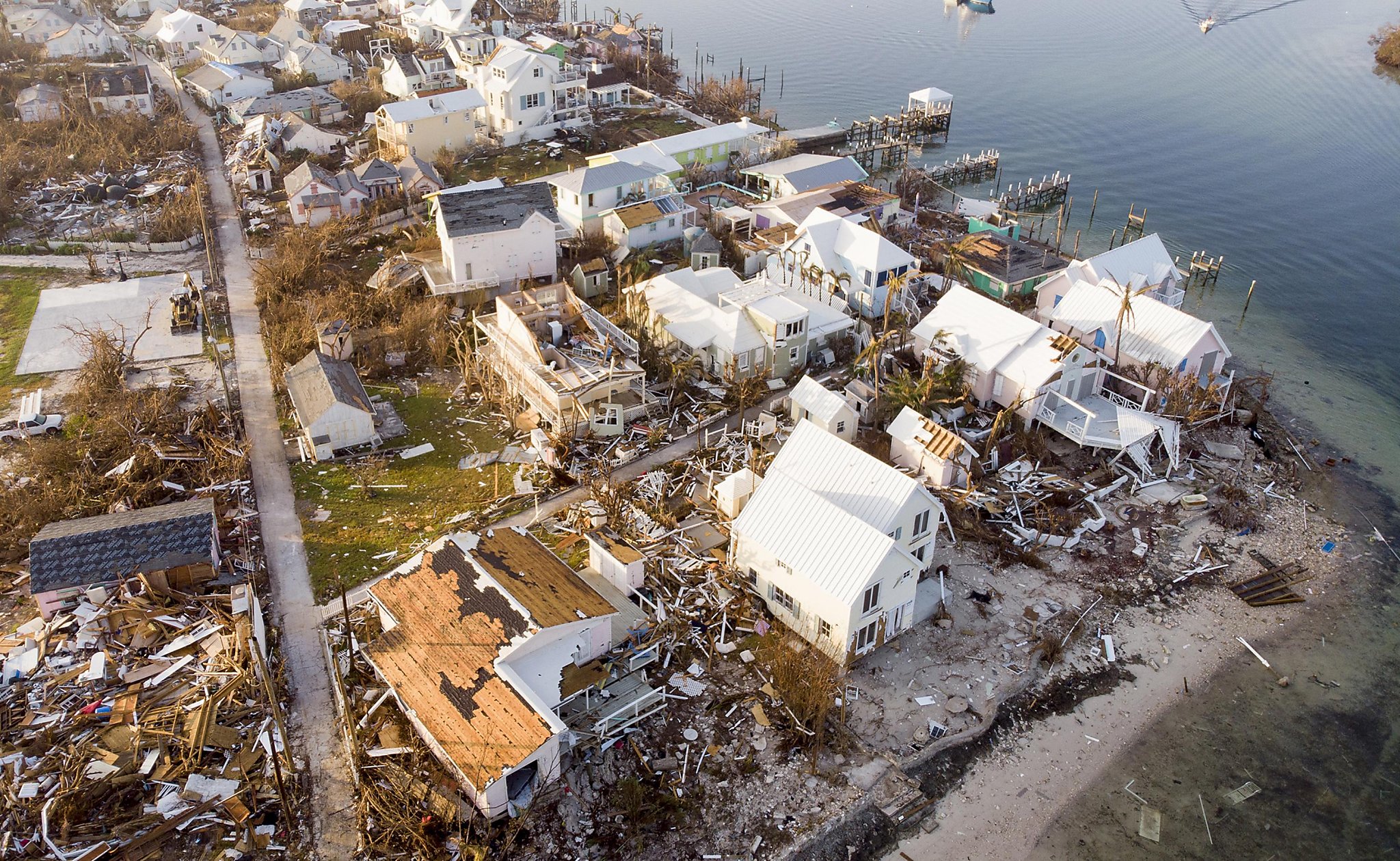 Bahamians await aid as US Southeast assesses damage from hurricane