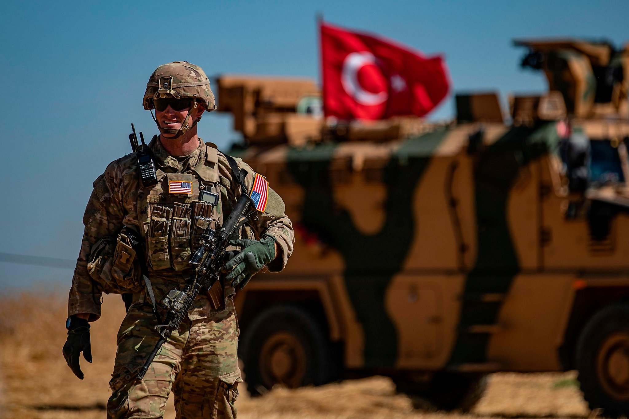 Turkish, US troops begin joint patrols of ‘safe zone’ in Syria