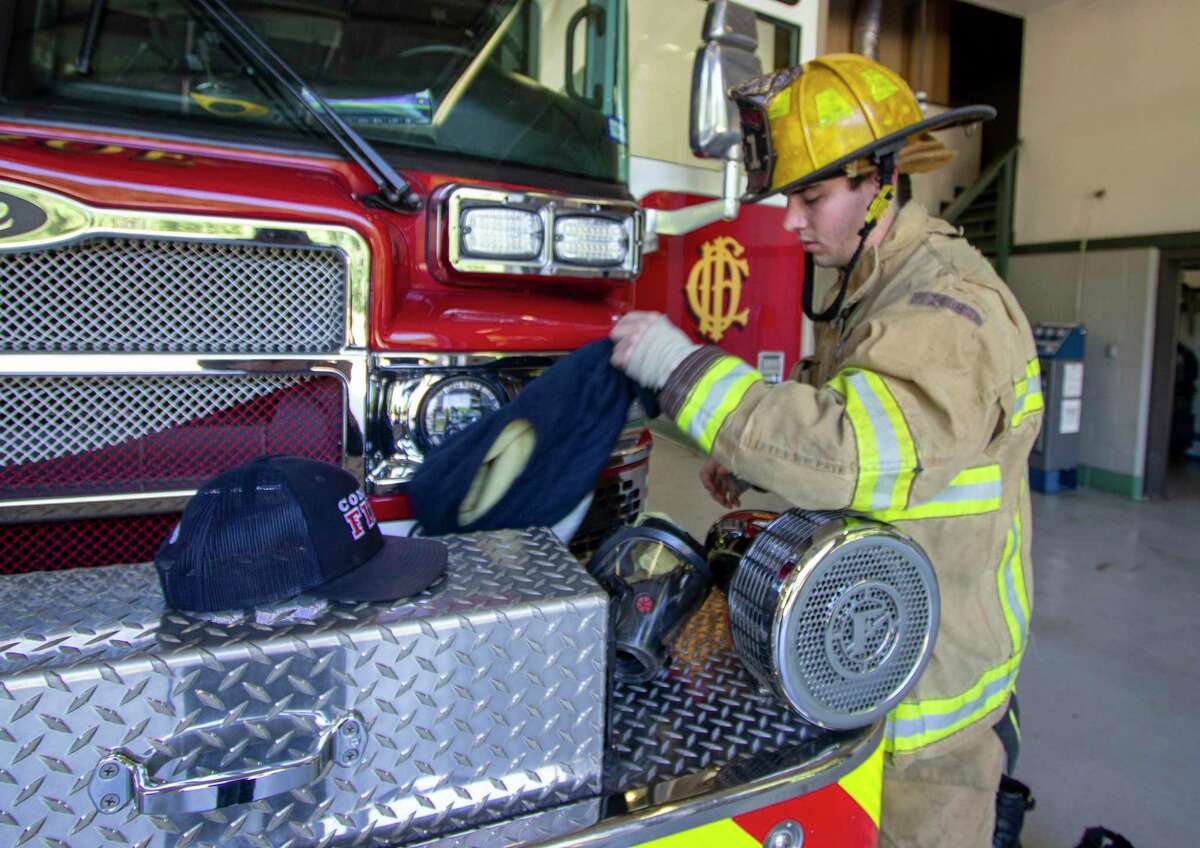 Climbing the ladder: Firefighter joins ranks in brotherhood of Conroe ...