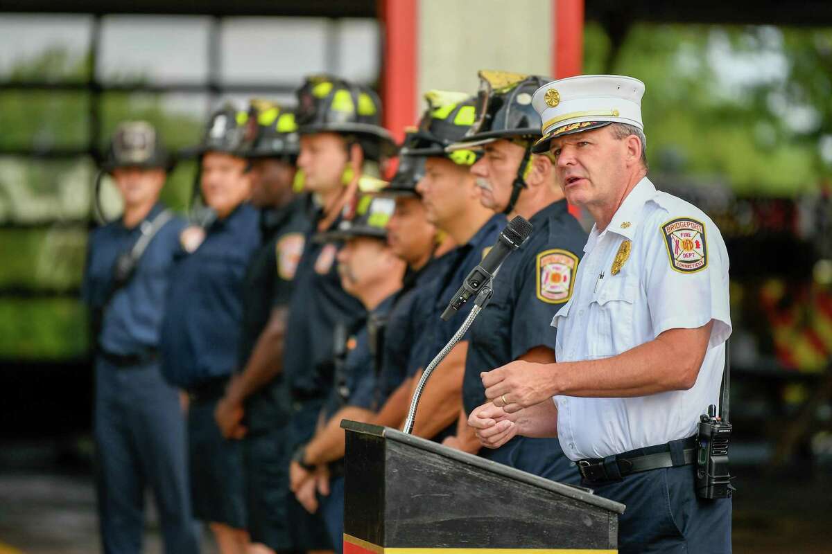 Fire officials, others honor 9/11 anniversary in Bridgeport