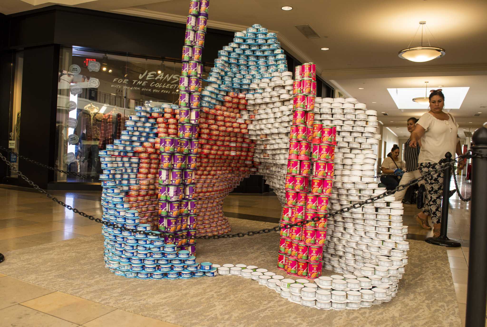 Annual Canstruction at North Star Mall fights hunger, delights with design