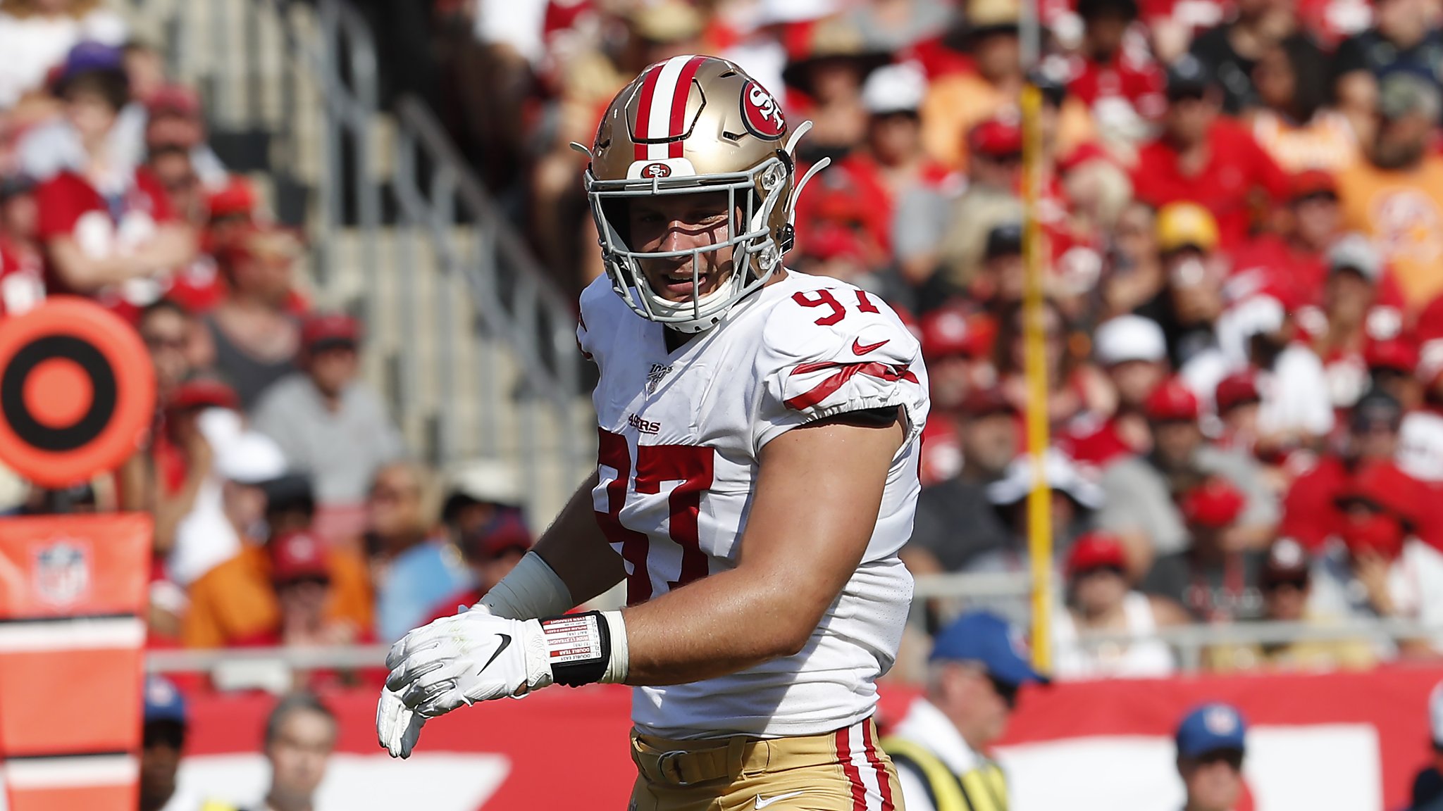 49ers’ Nick Bosa not practicing in Ohio - SFChronicle.com