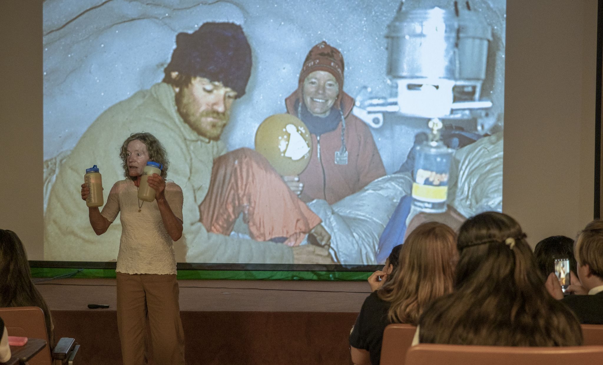 First US woman to climb Everest encourages girls to take risks