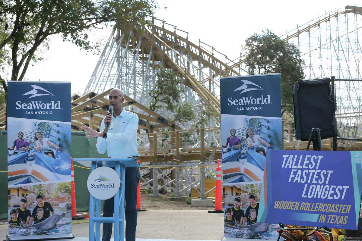SeaWorld San Antonio opening wooden roller coaster next year