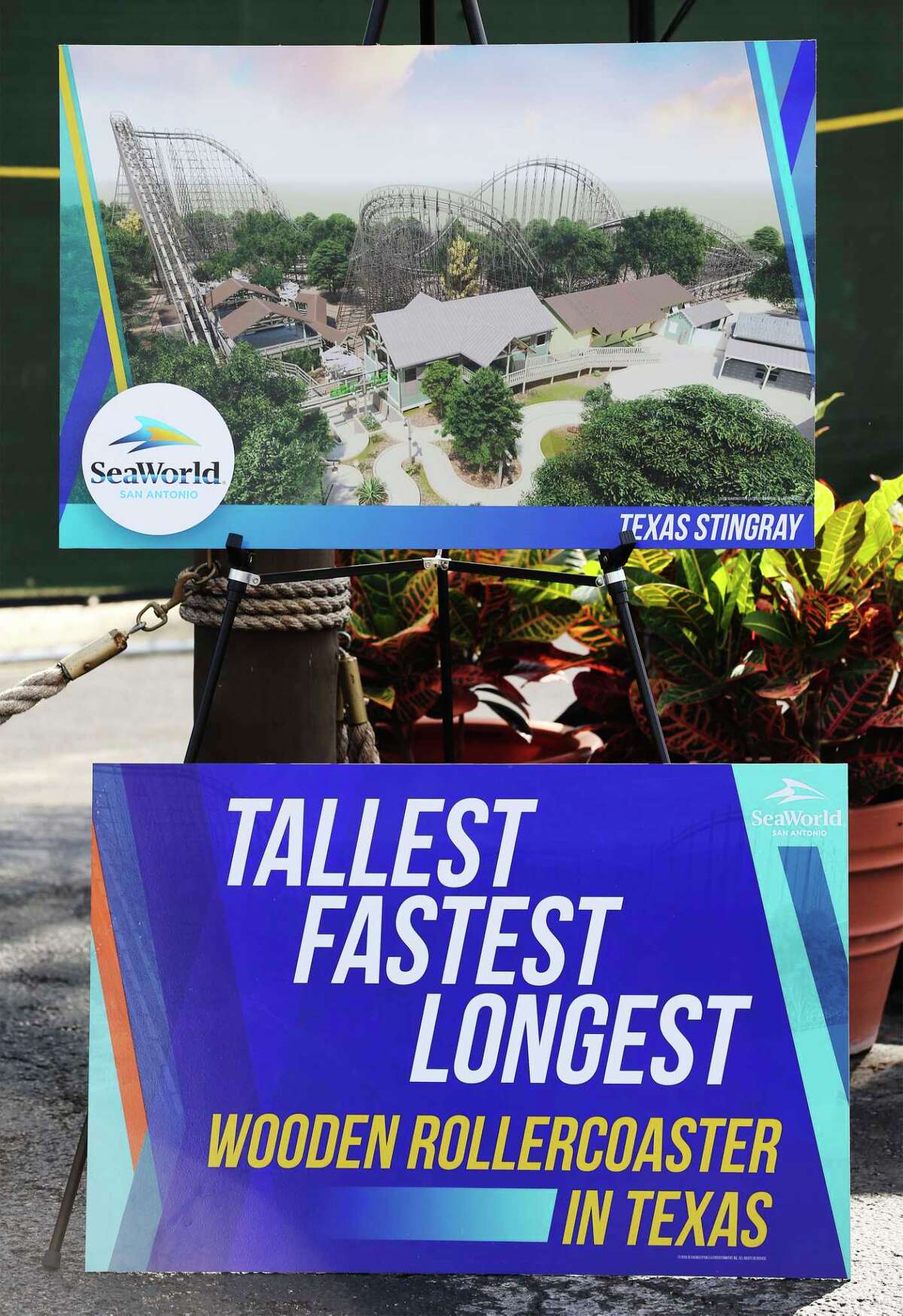SeaWorld San Antonio opening wooden roller coaster next year