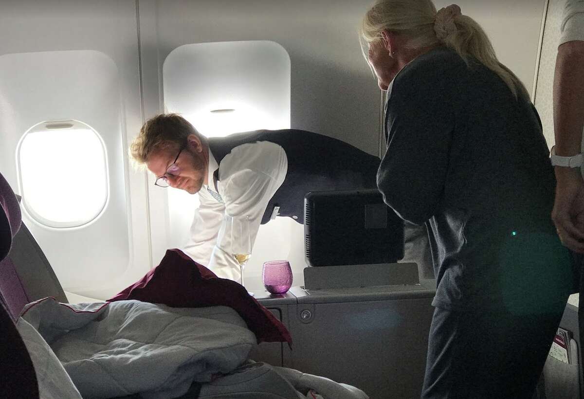 Flying Air Italy back to SFO (PHOTOS)