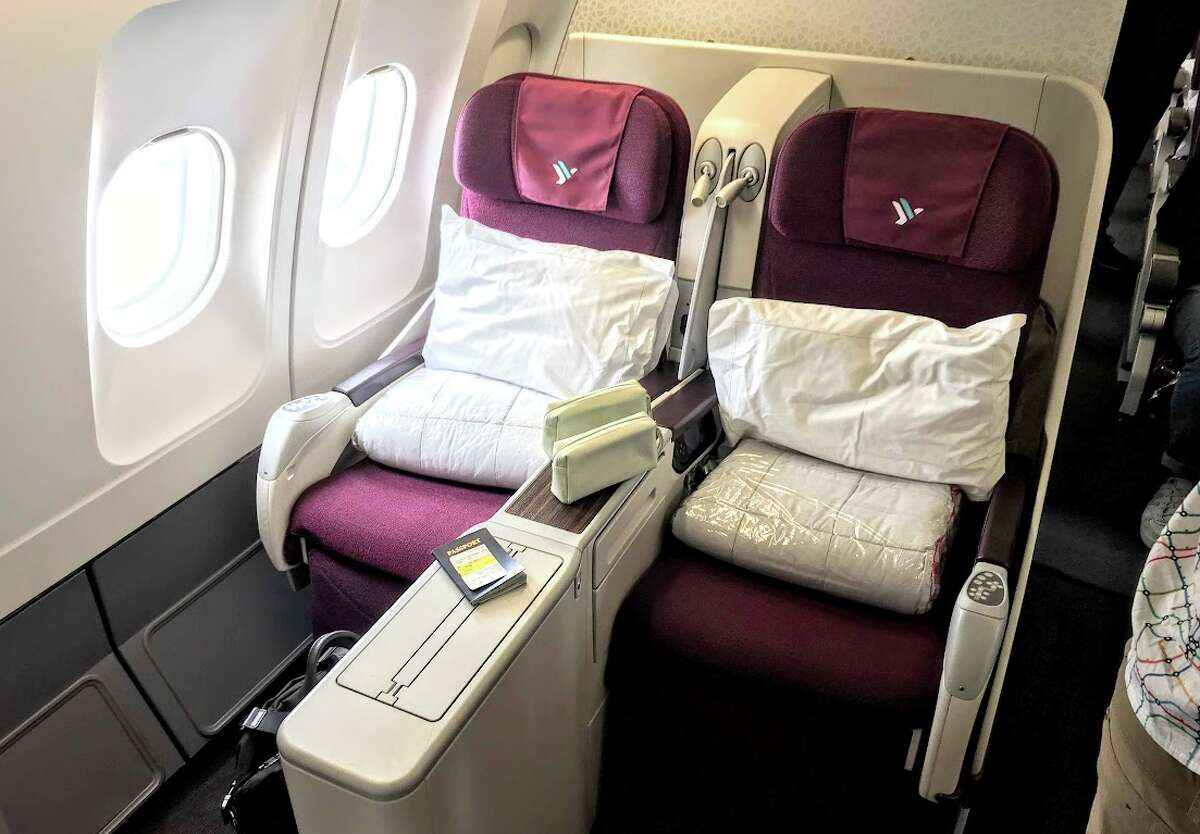 Flying Air Italy back to SFO (PHOTOS)