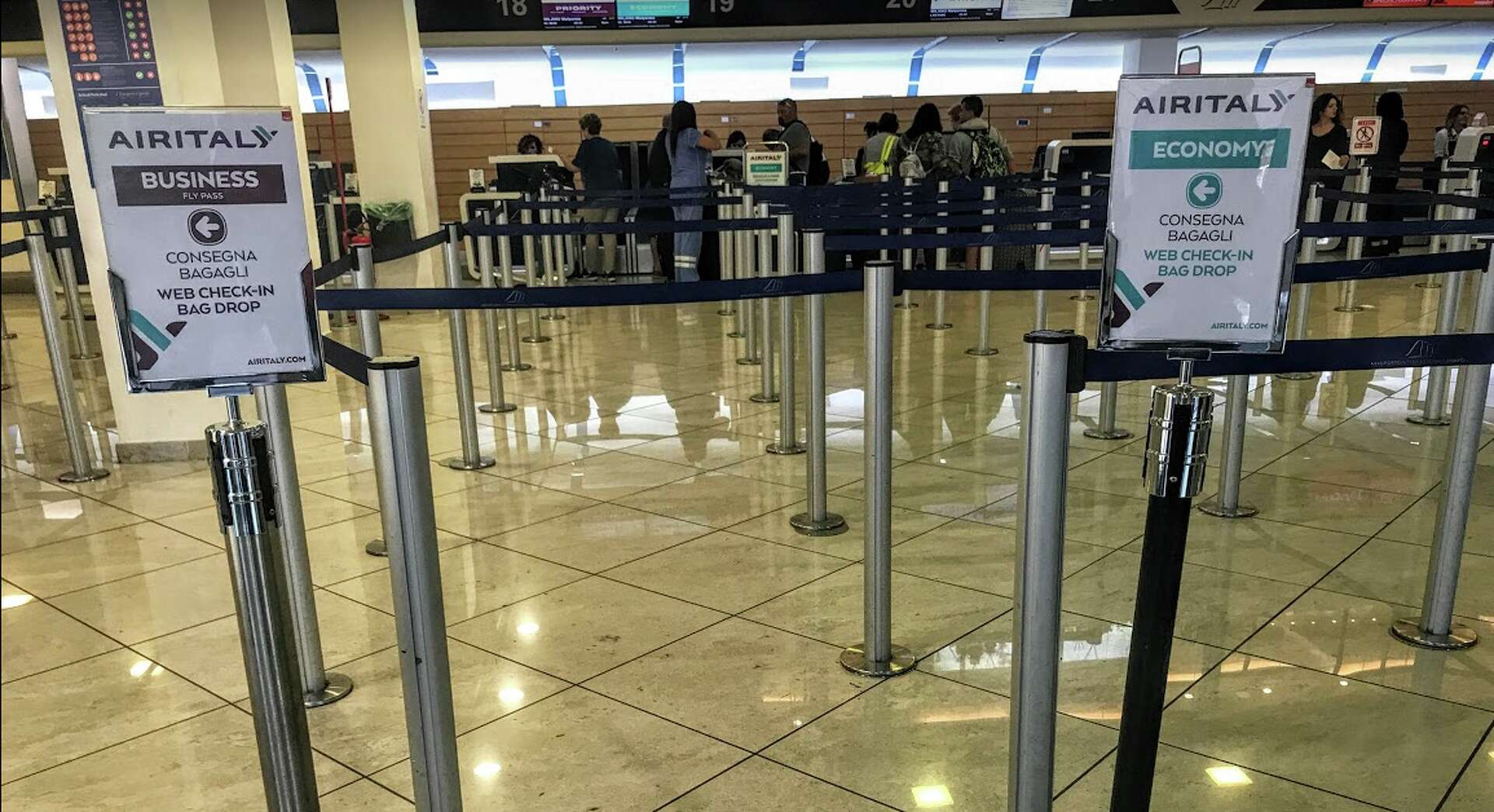 Flying Air Italy back to SFO (PHOTOS)