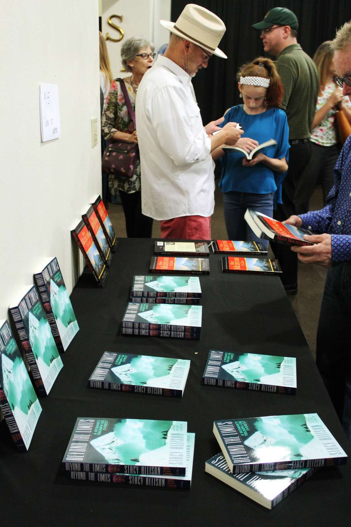 Scenes from Sibley's Lecture Series with Stacy Allison