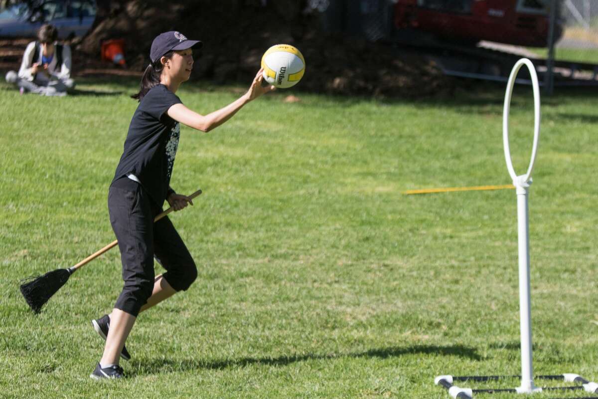 I went to a college quidditch team practice. It was a lot harder than I ...