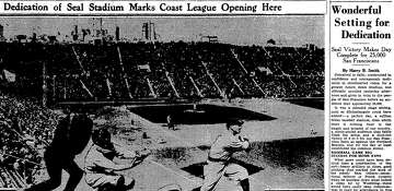 Seals Stadium: When SF’s first big-thrills ballpark faced the wrecking ...