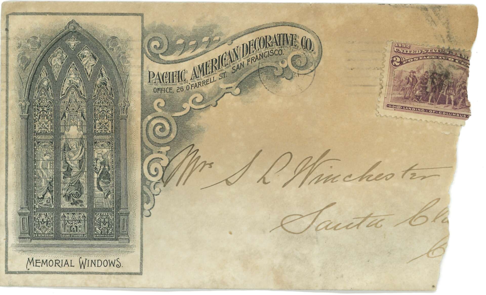 An envelope, hidden in a wall for 100 years, helps solve a Winchester ...