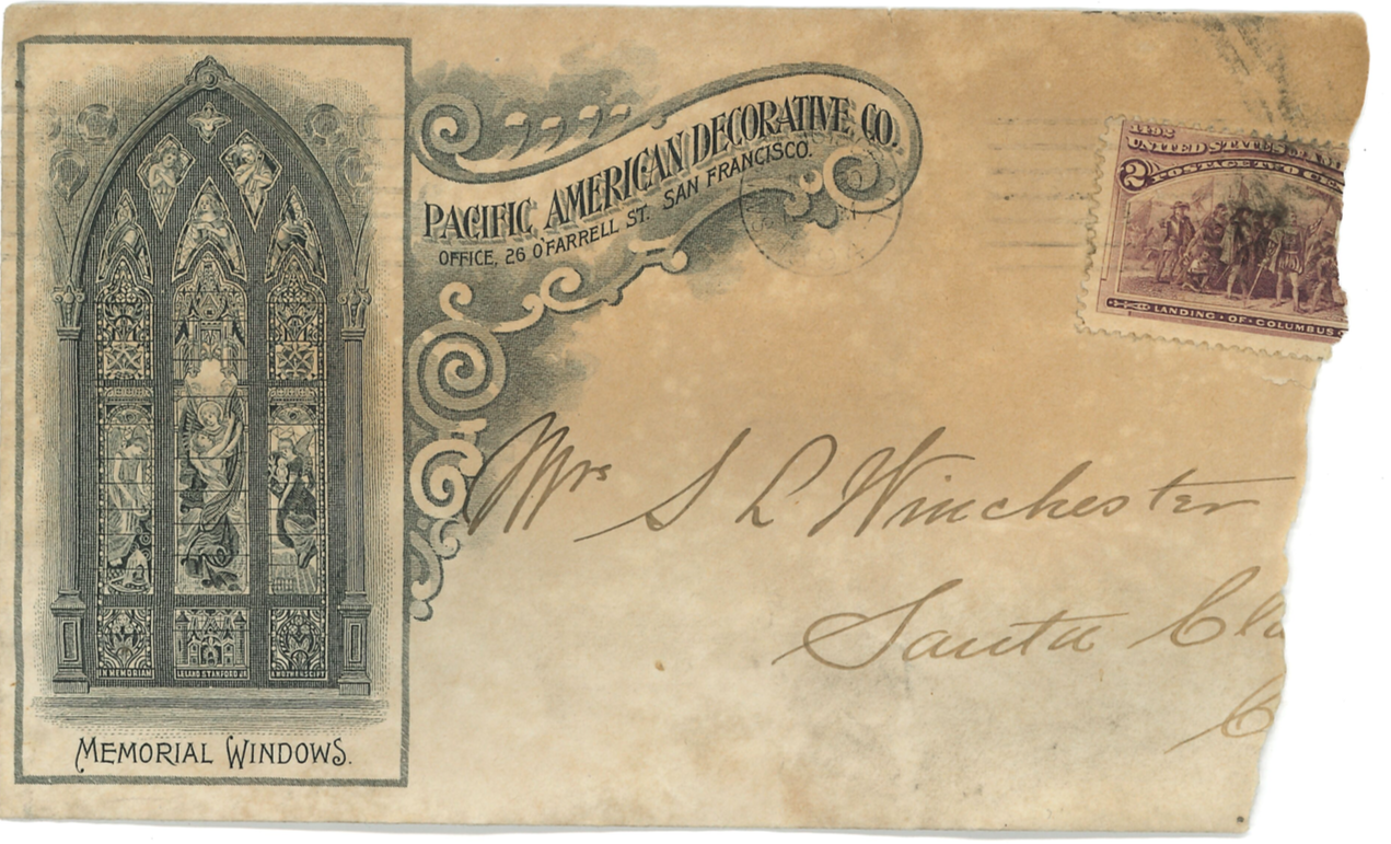 An envelope, hidden in a wall for 100 years, helps solve a Winchester ...