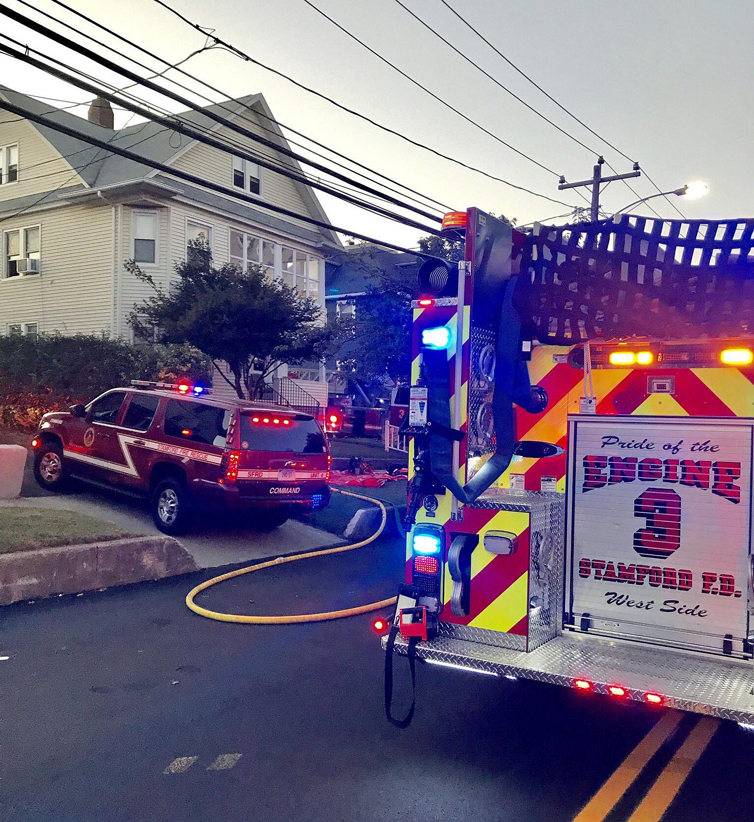 Damage estimated at $10,000 after Stamford kitchen fire
