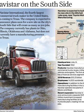 Truck maker Navistar confirms plans to build plant in San Antonio