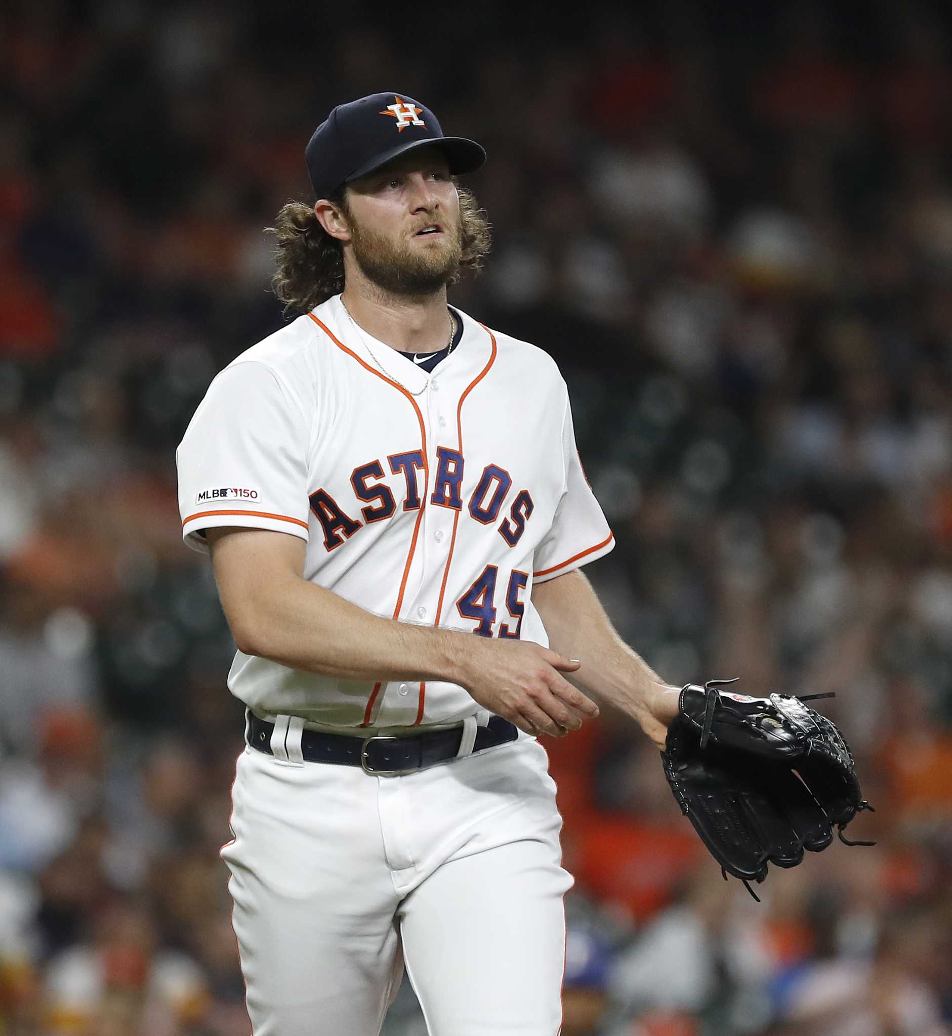 Gerrit Cole becomes first Astros pitcher since 1986 to reach 300 strikeouts