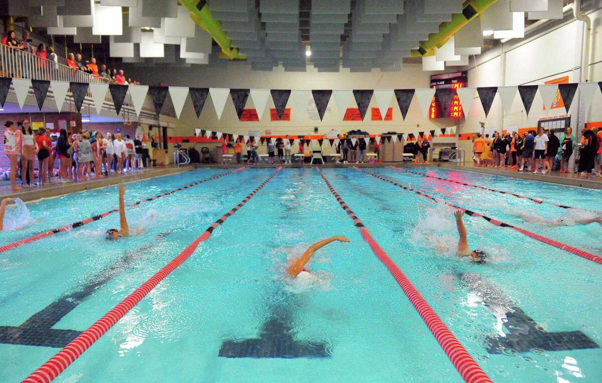 Greenwich girls swim team defeats Ridgefield
