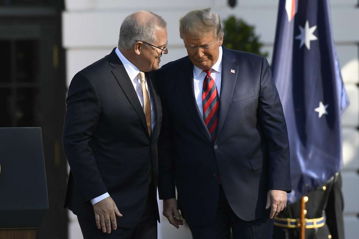 Trump hosts 2nd state visit in honor of Australian leader