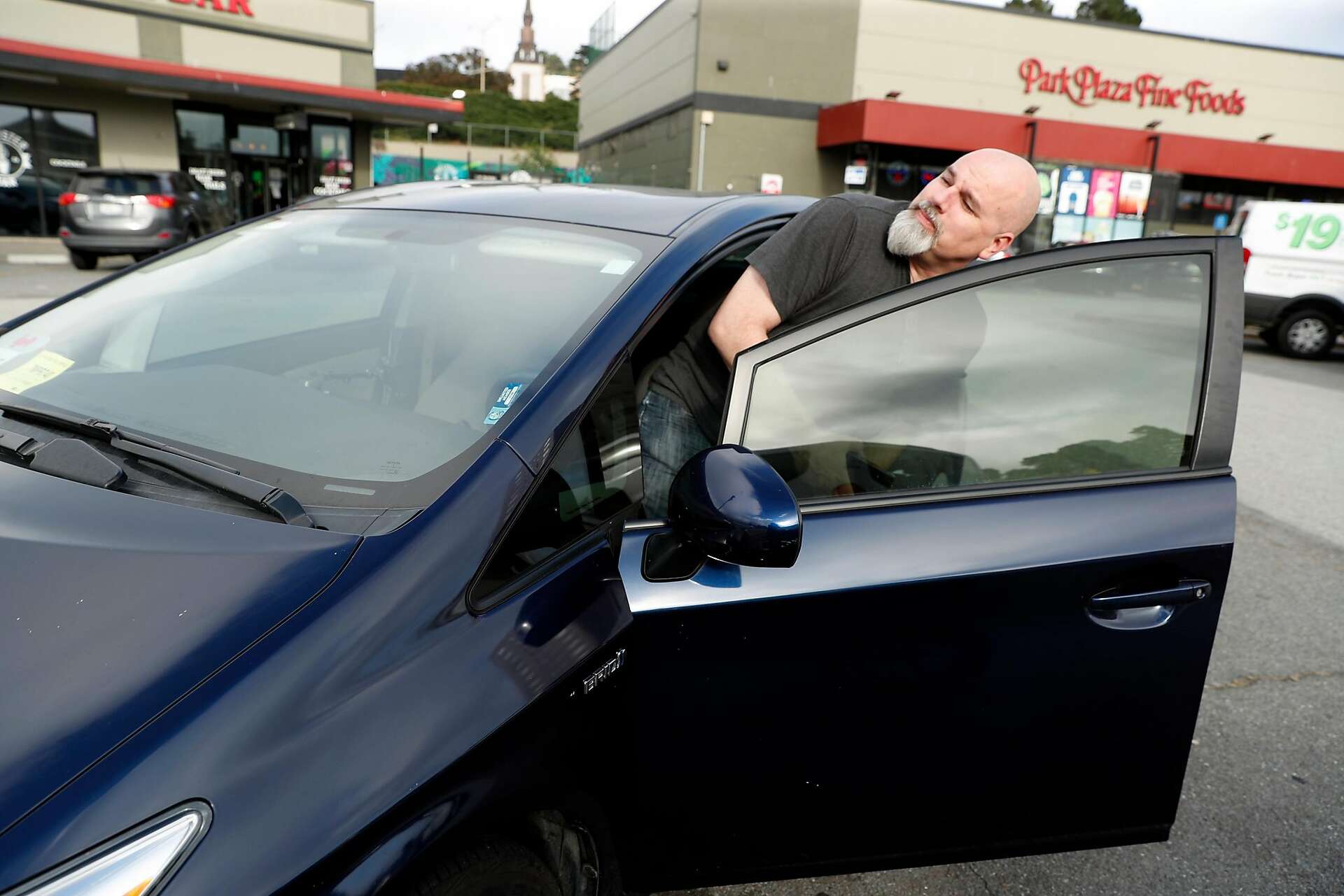 He drives 60 hours a week for Uber. He’s still homeless