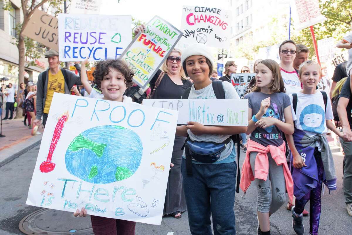 Inspiring photos from the SF climate march