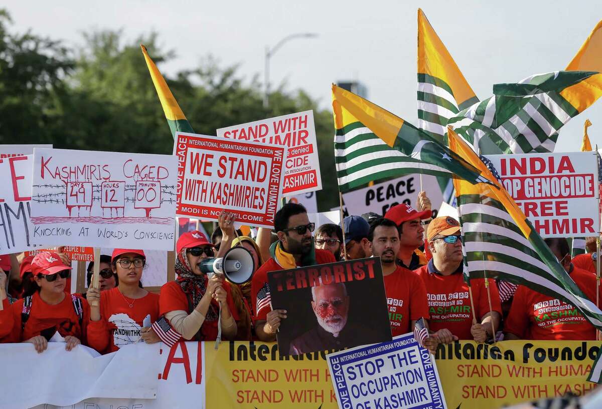 Modi, Trump and protesters converge on Houston’s NRG Stadium
