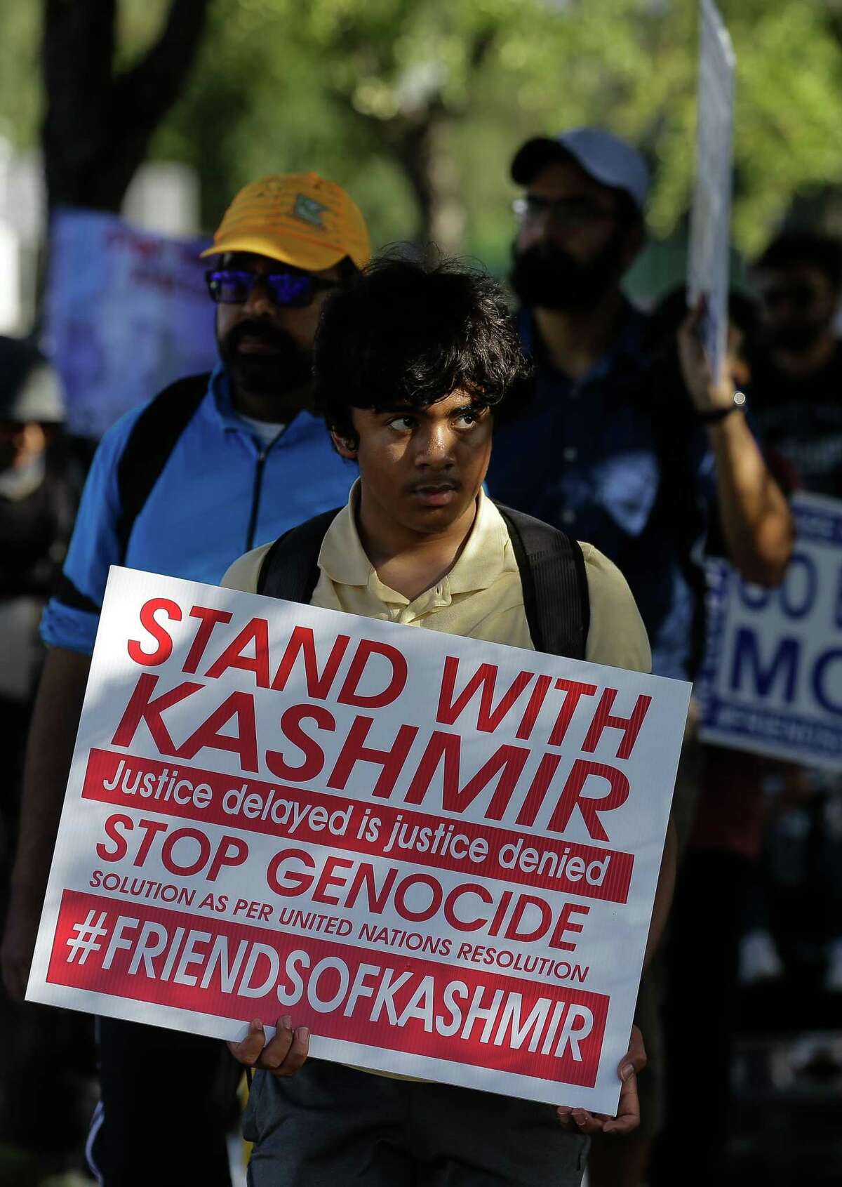 Modi, Trump and protesters converge on Houston’s NRG Stadium