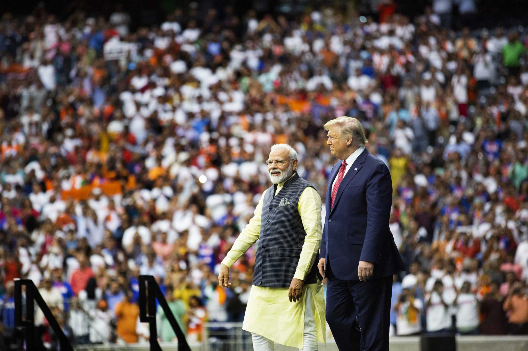 Modi, Trump and protesters converge on Houston’s NRG Stadium